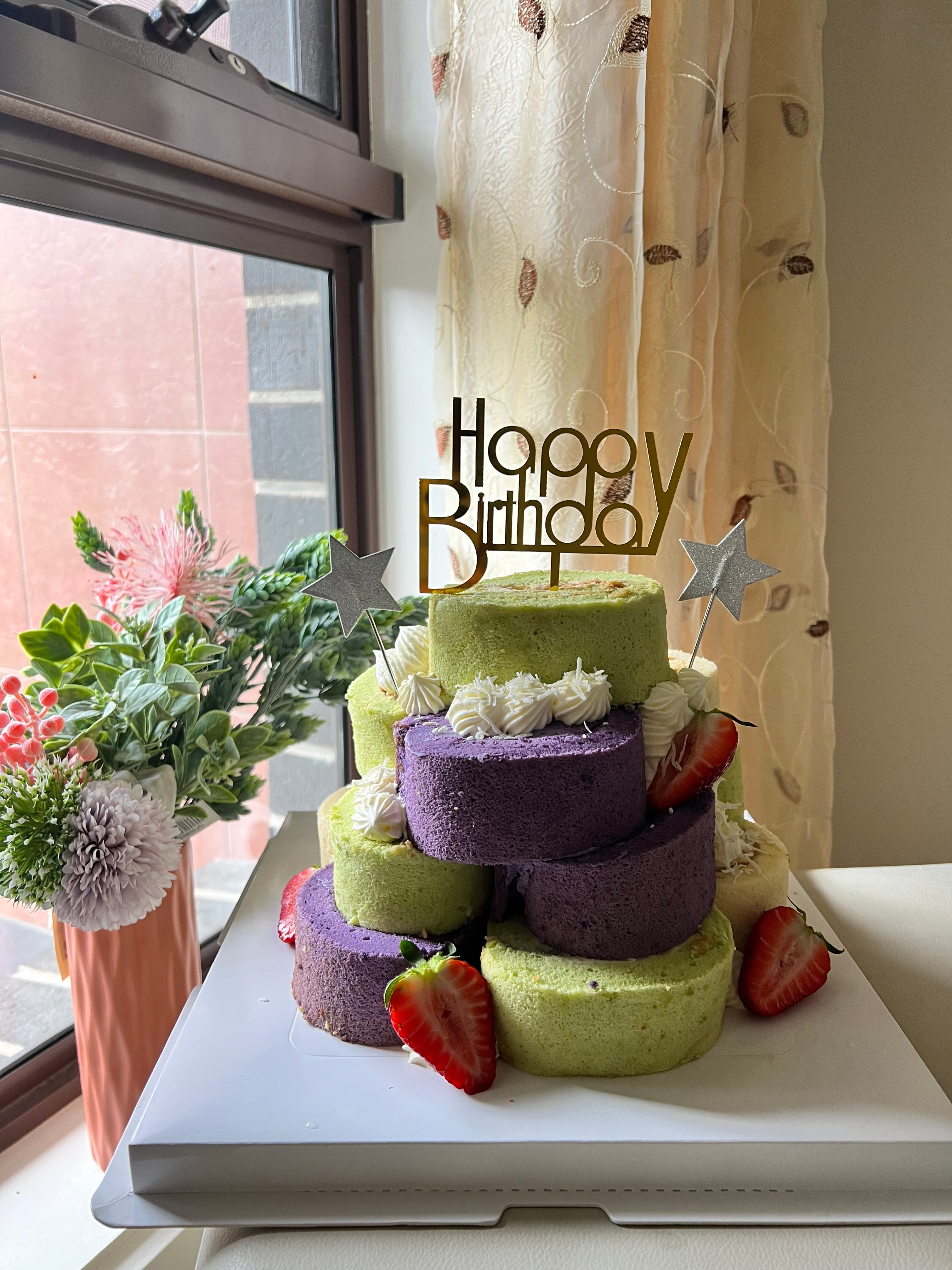 Tower Cake – Butter And Blossoms